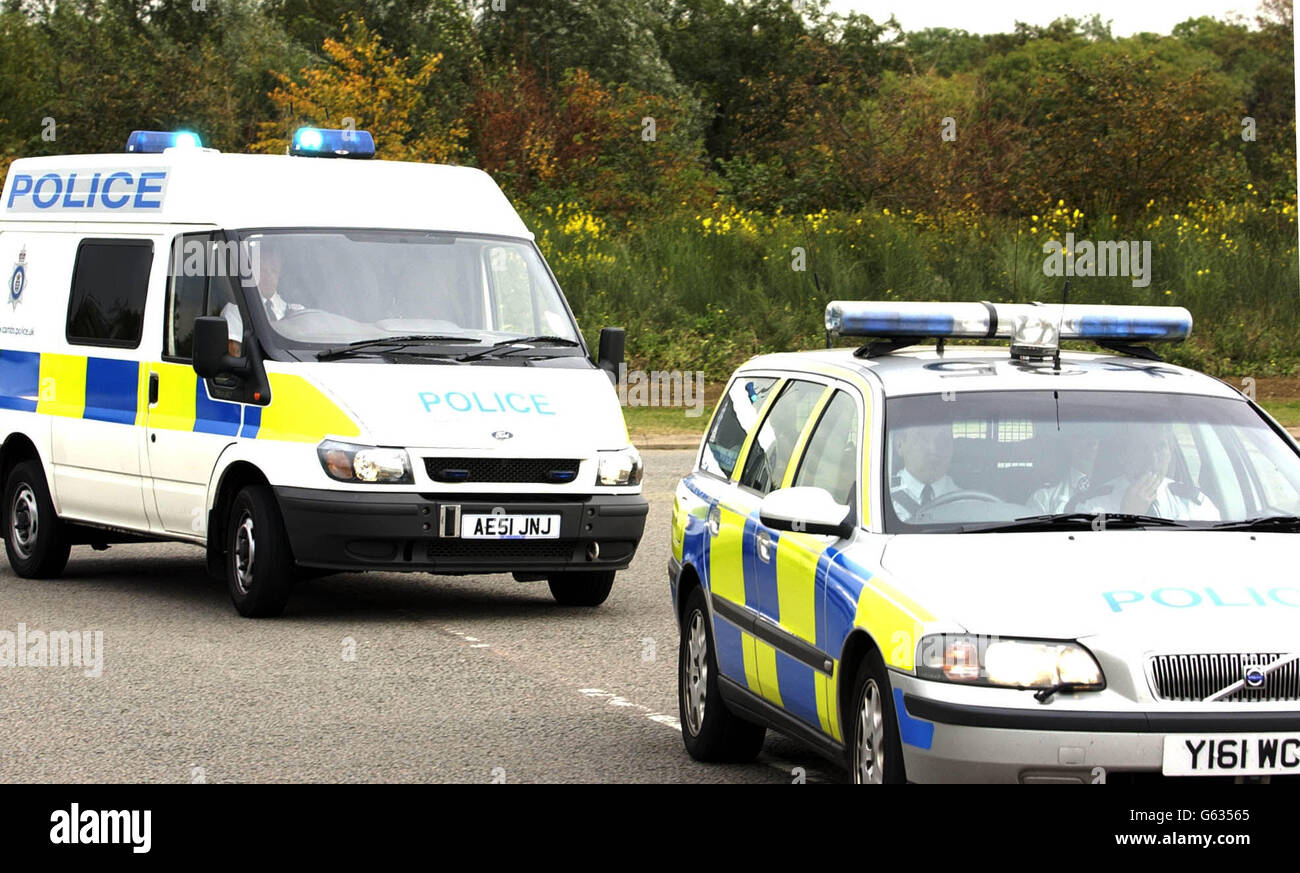 Ian Huntley arrives at Prison Stock Photo - Alamy