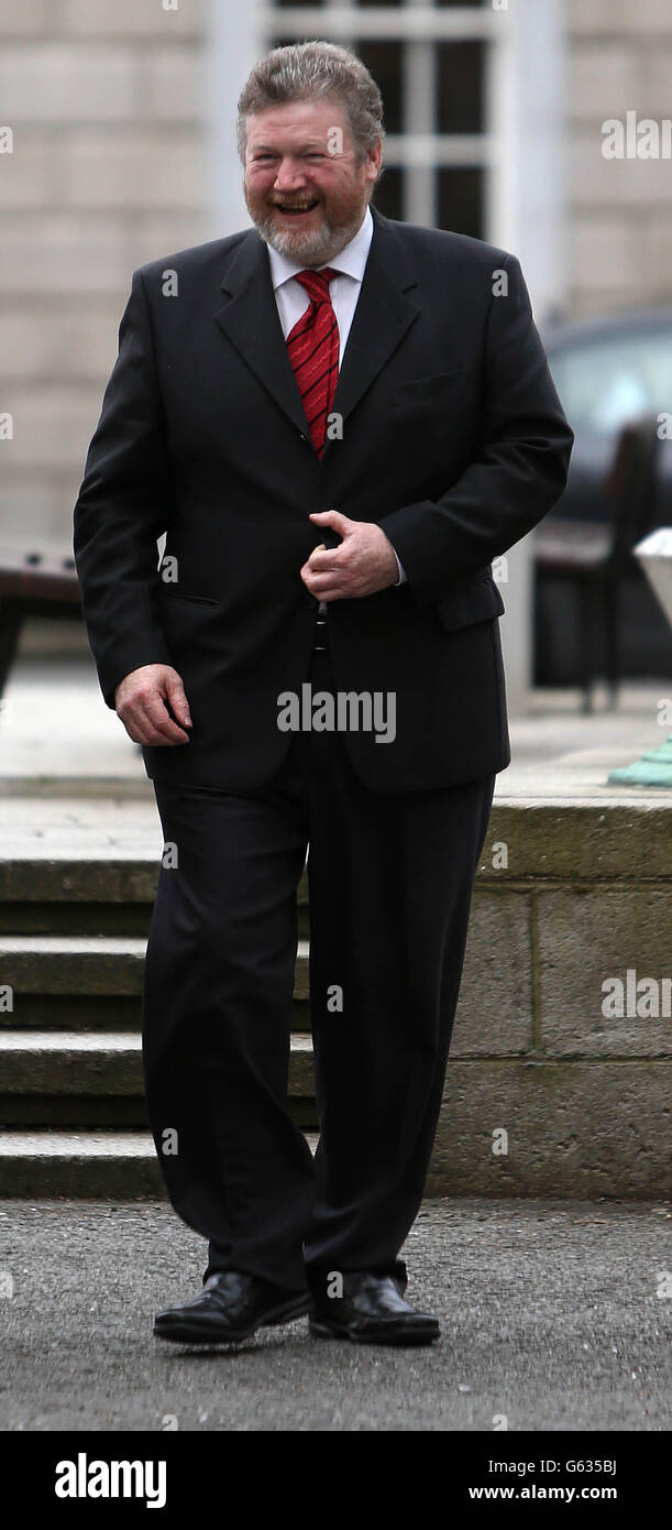 Dr James Reilly on his way to photocall to raise awareness for the ...