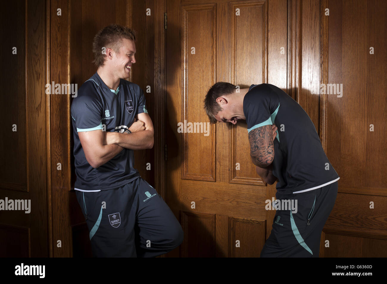 Cricket - Surrey CCC Photocall - Kia Oval Stock Photo - Alamy