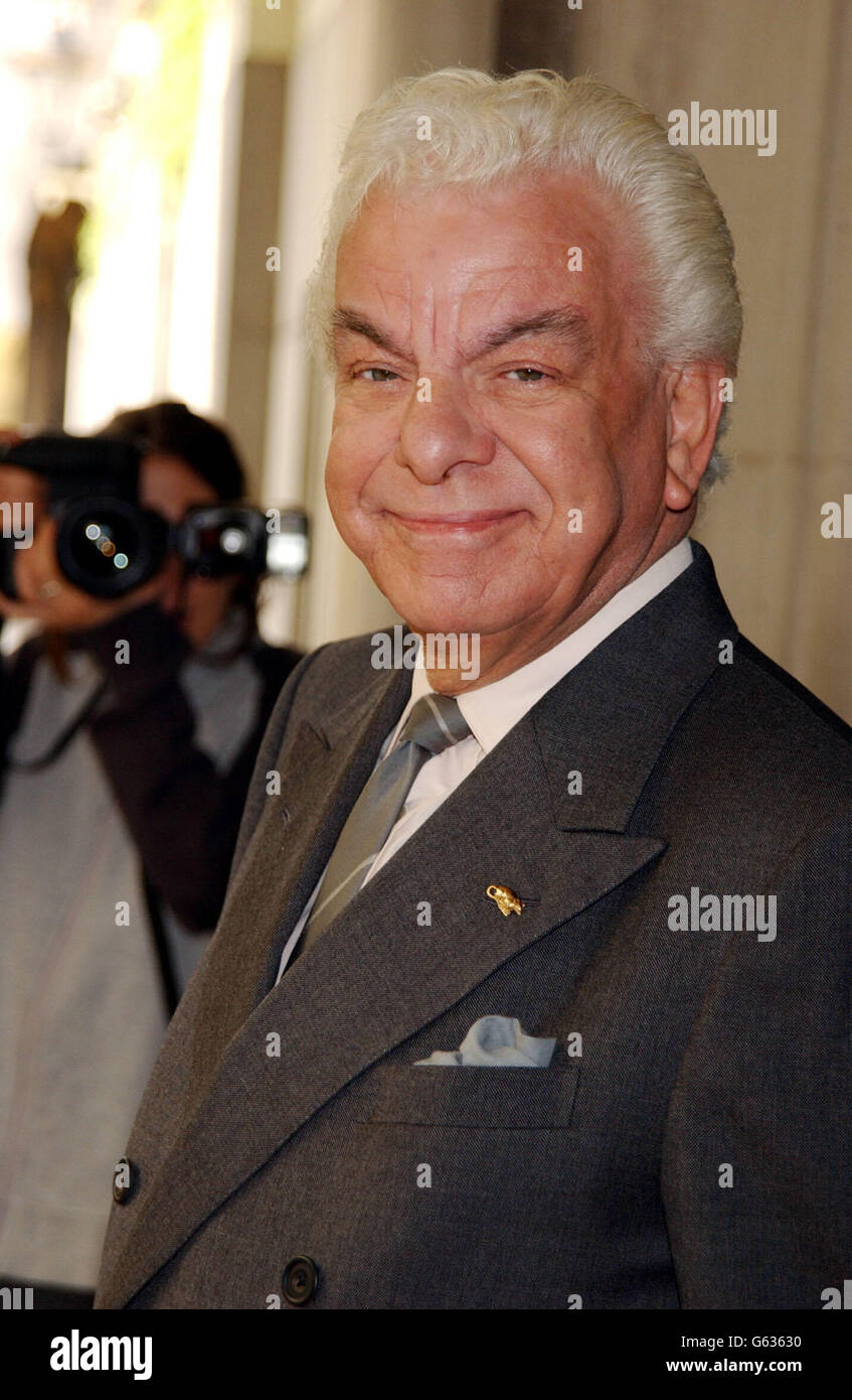 Barry Cryer at the Savoy Hotel in London, where the Variety Club is ...