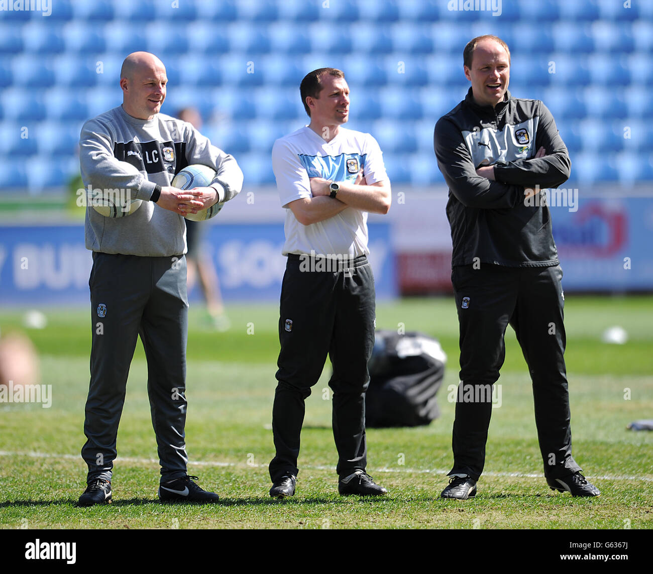 Coventry city under 18 coachs ian foster centre hi-res stock ...