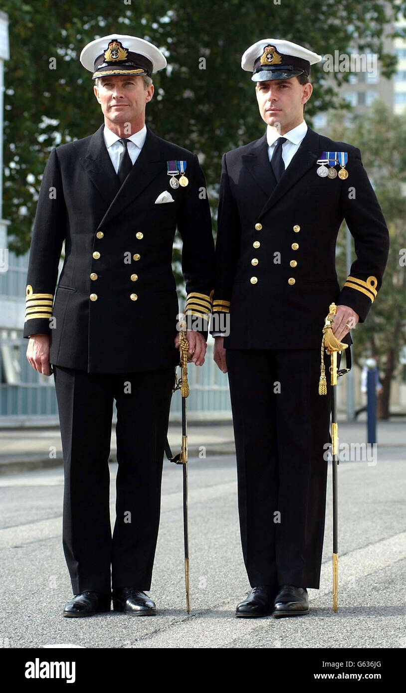 Royal navy law legal uniform lllll wwww f l full length hi-res stock ...