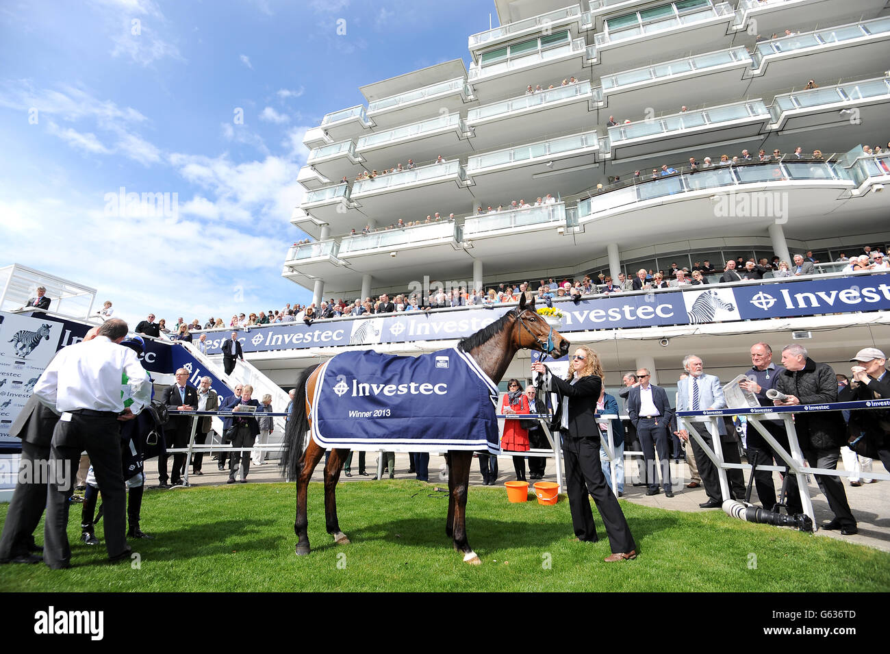 Epsom racecourse winning enclosure hi-res stock photography and images ...