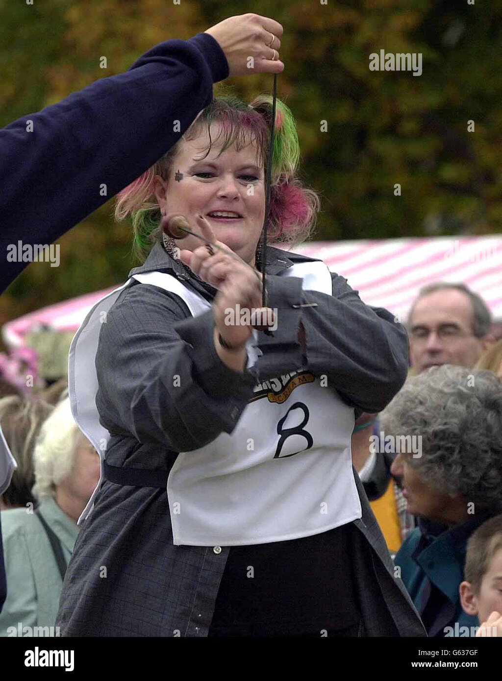 Competitors world conker championships held in ashton hi-res stock ...