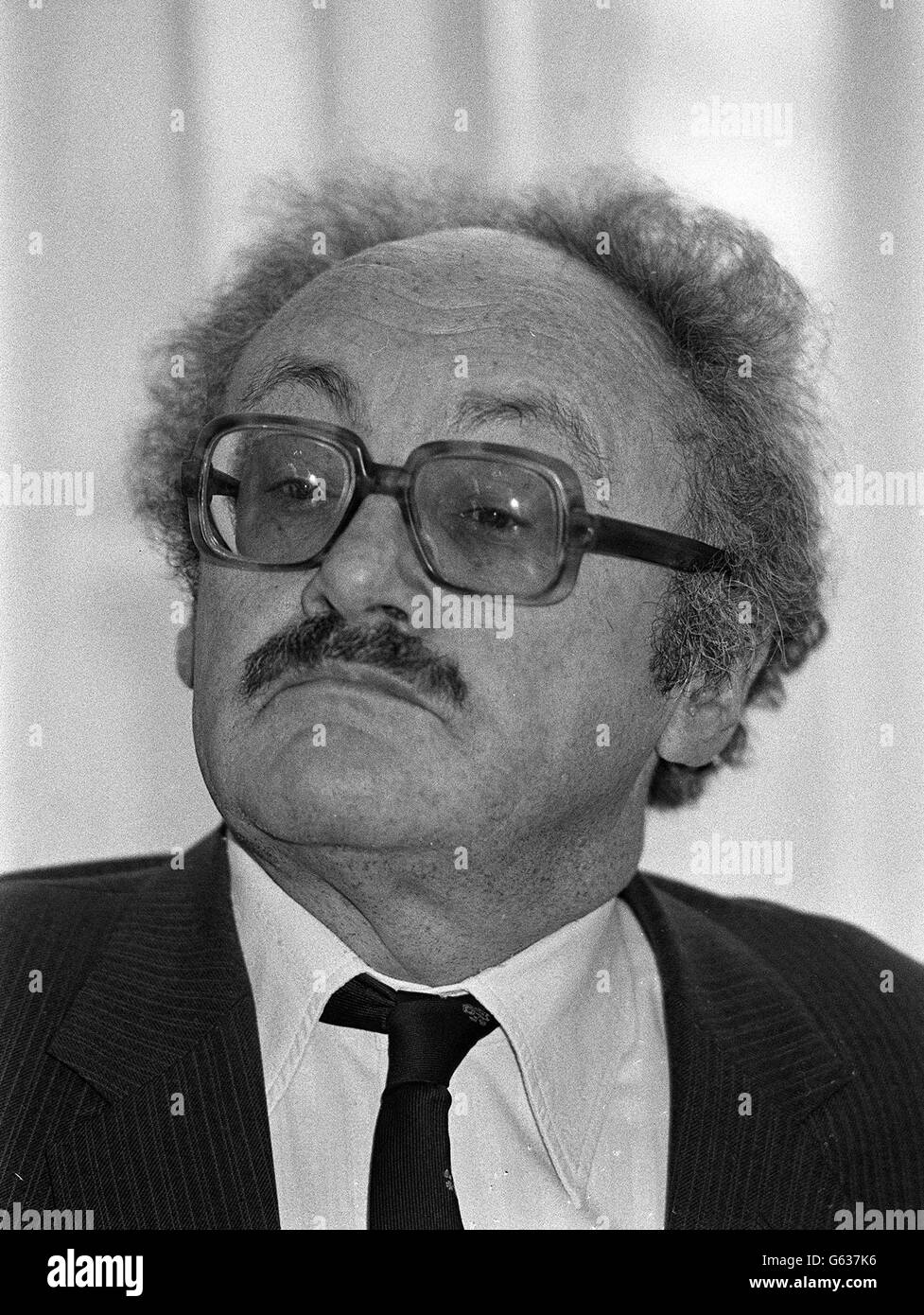 Bob Battersby, MP for Humberside, at the London press launch of a ...