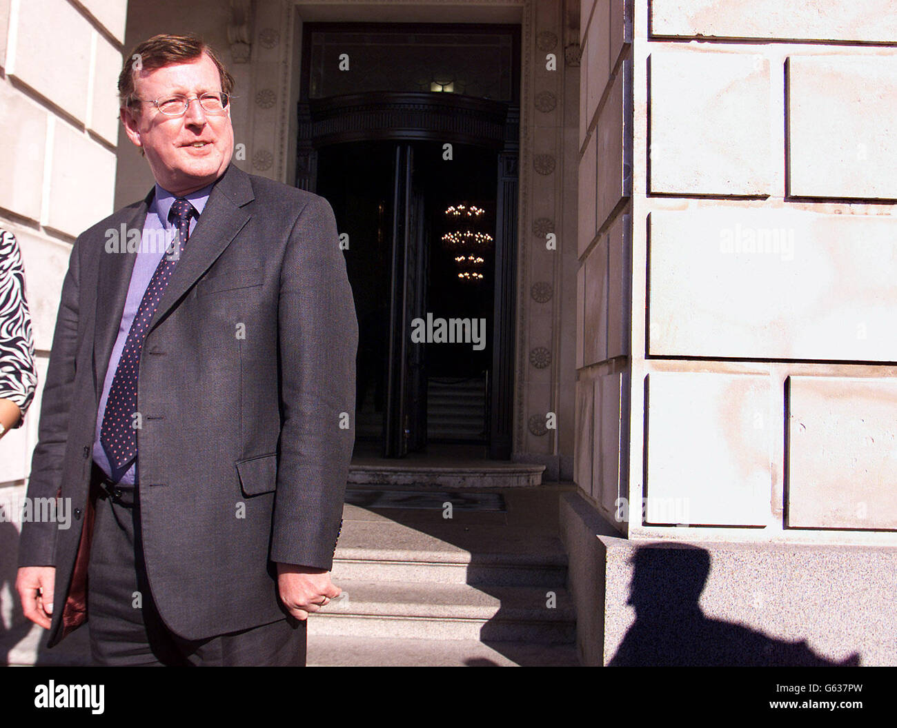 David Trimble Assembly suspension Stock Photo - Alamy