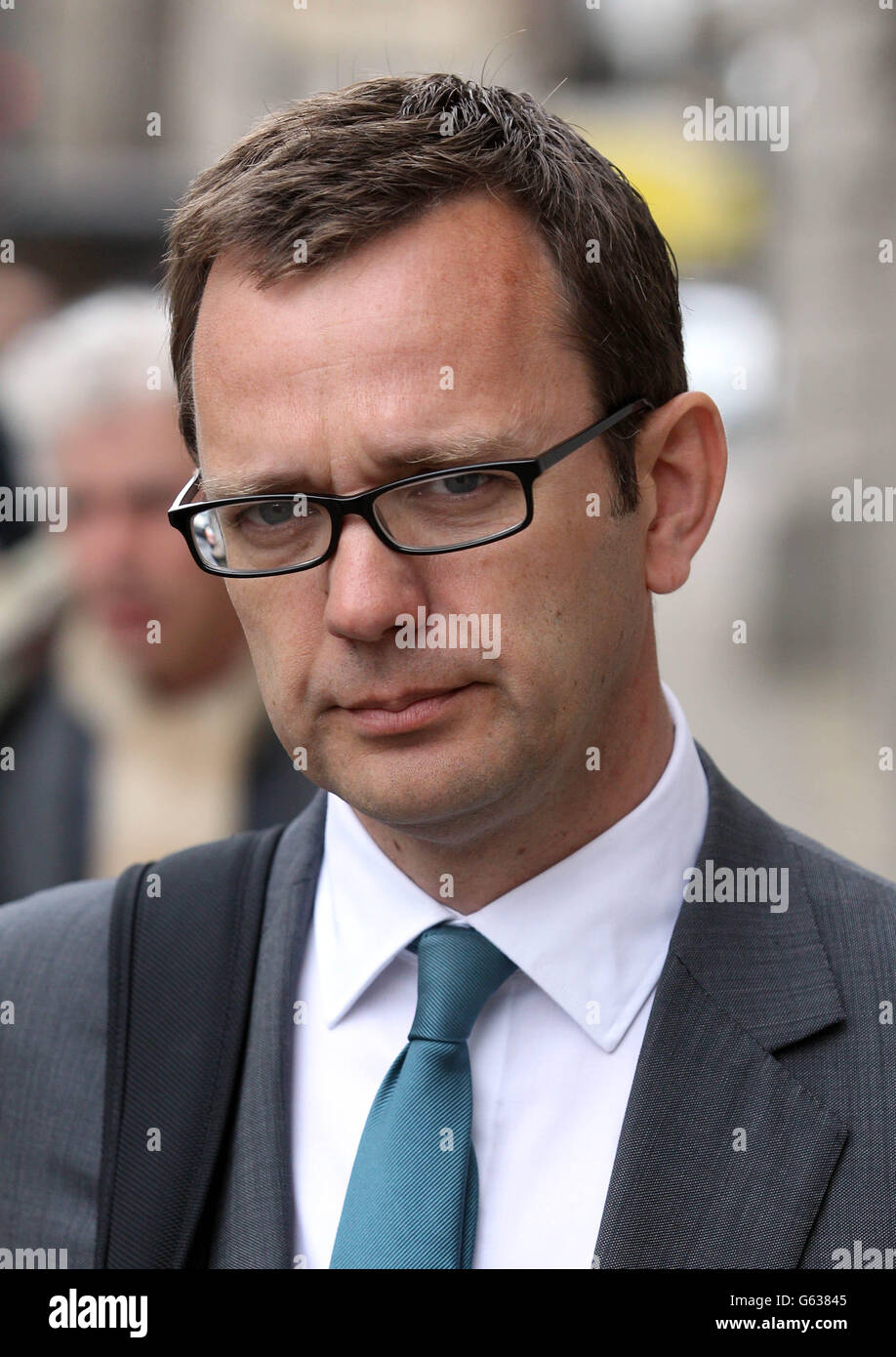 Former editor of the News of the World Andy Coulson arrives at the Old ...
