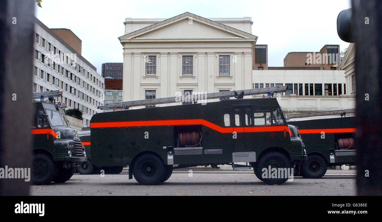British Fire Service Strike Stock Photo - Alamy