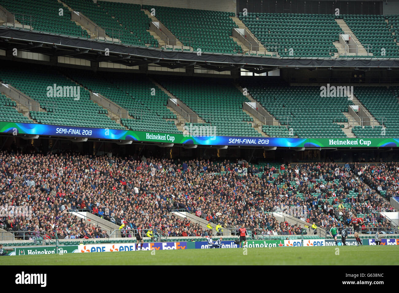 Empty seats at twickenham hi-res stock photography and images - Alamy