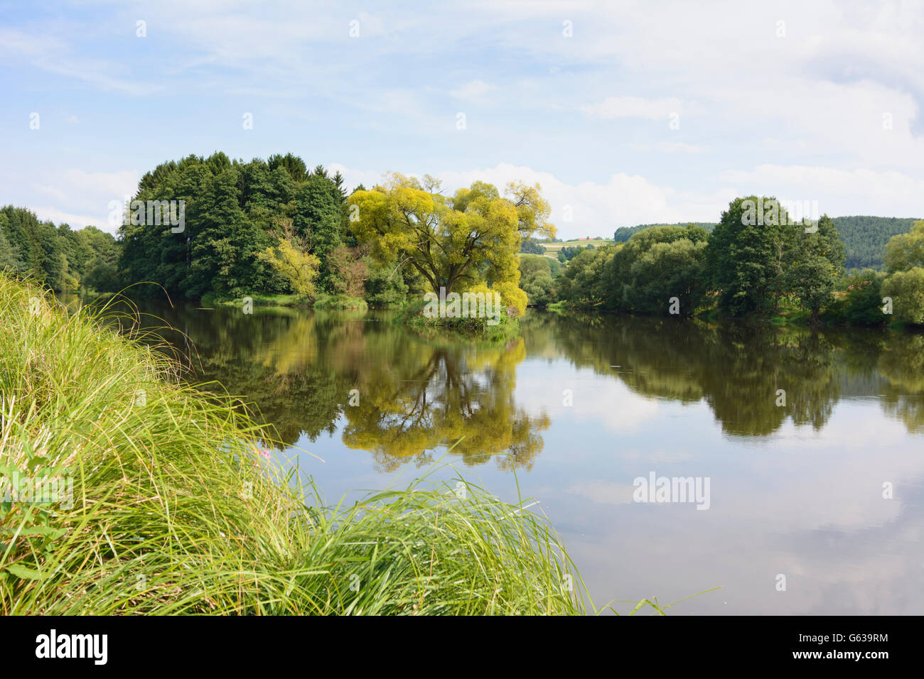 river Regen, Walderbach, Germany, Bayern, Bavaria, Oberpfalz, Upper ...