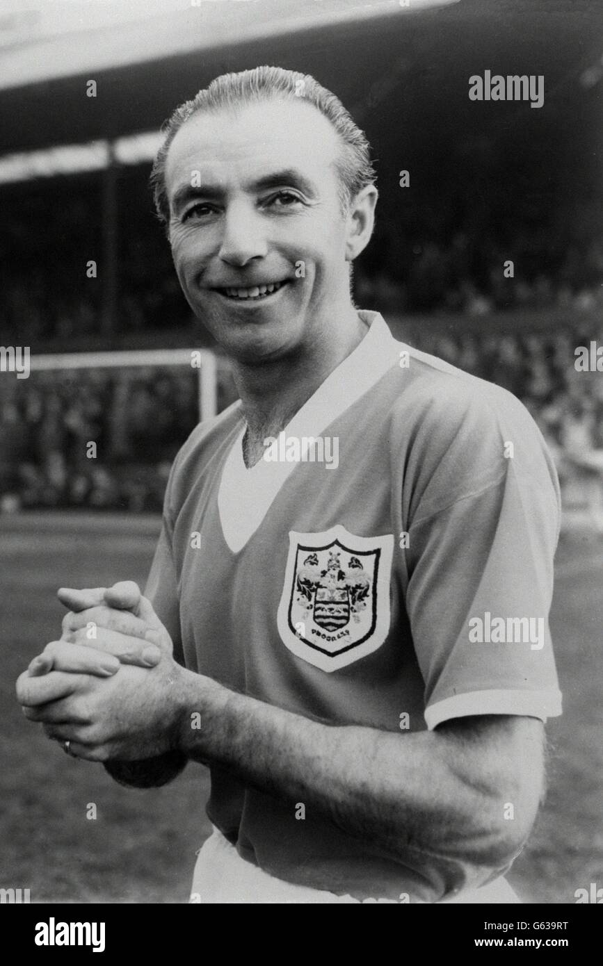 Stanley Matthews, Blackpool before his 600th match Stock Photo - Alamy