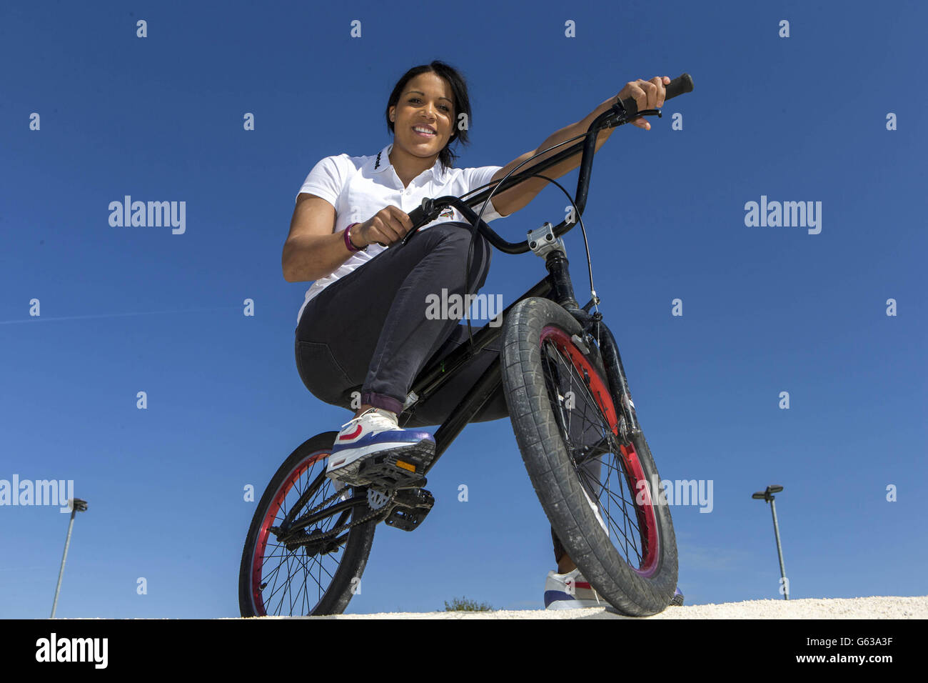 EDITORIAL USE ONLY Three-time World BMX Champion Shanaze Reade launches ...