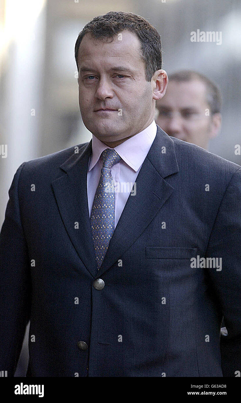 Paul Burrell, the former butler of Diana, Princess of Wales, arrives at ...