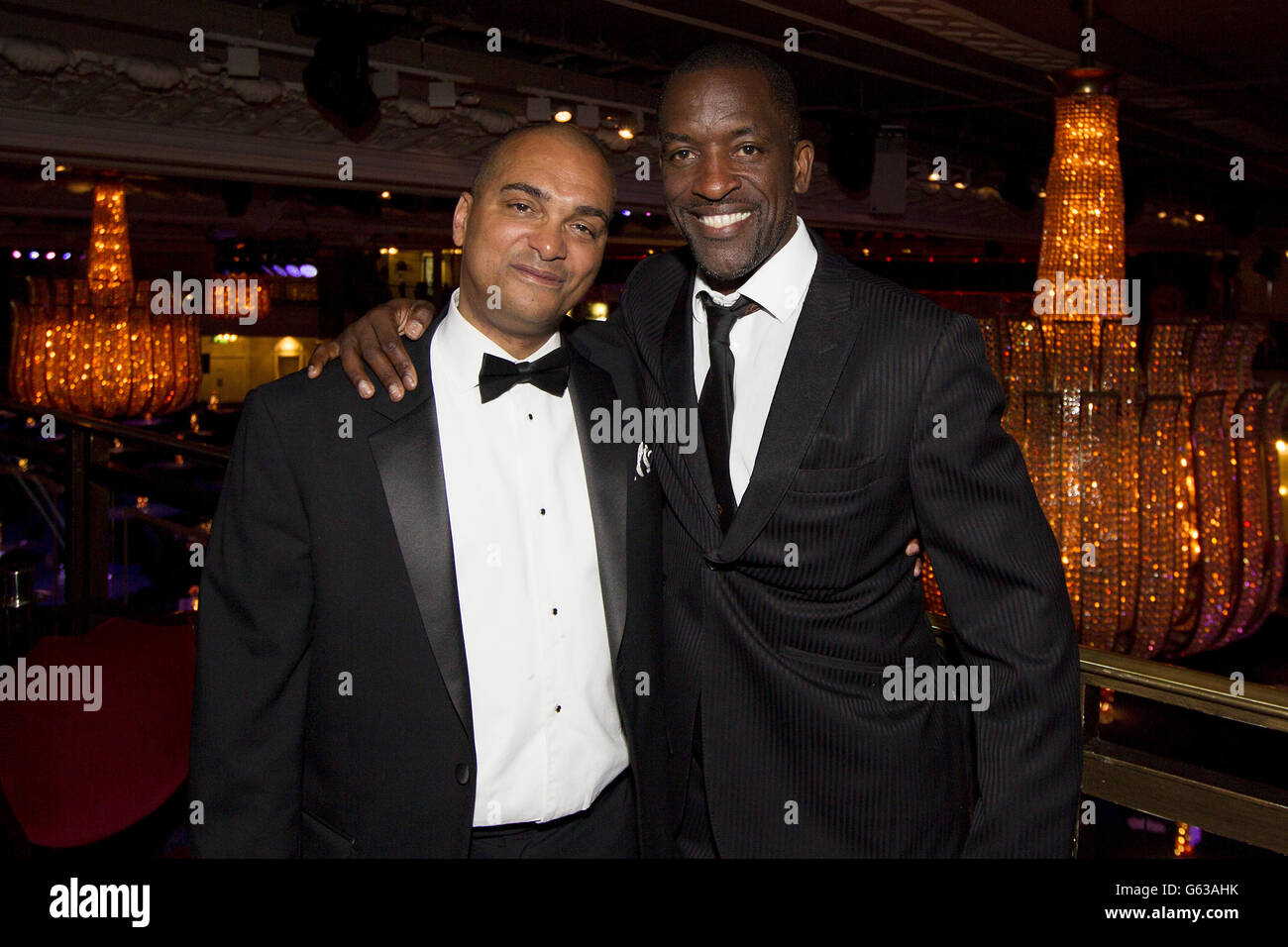 The PFA's Bobby Barnes with Charlton Athletic manager Chris Powell ...