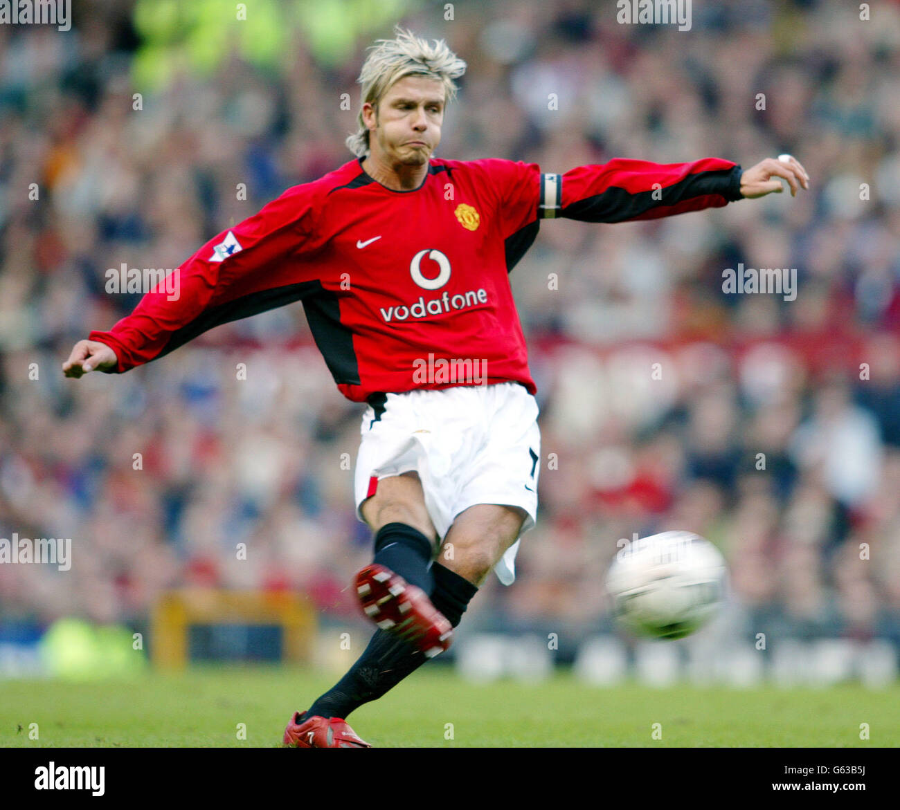 Manchester United's David Beckham Stock Photo - Alamy