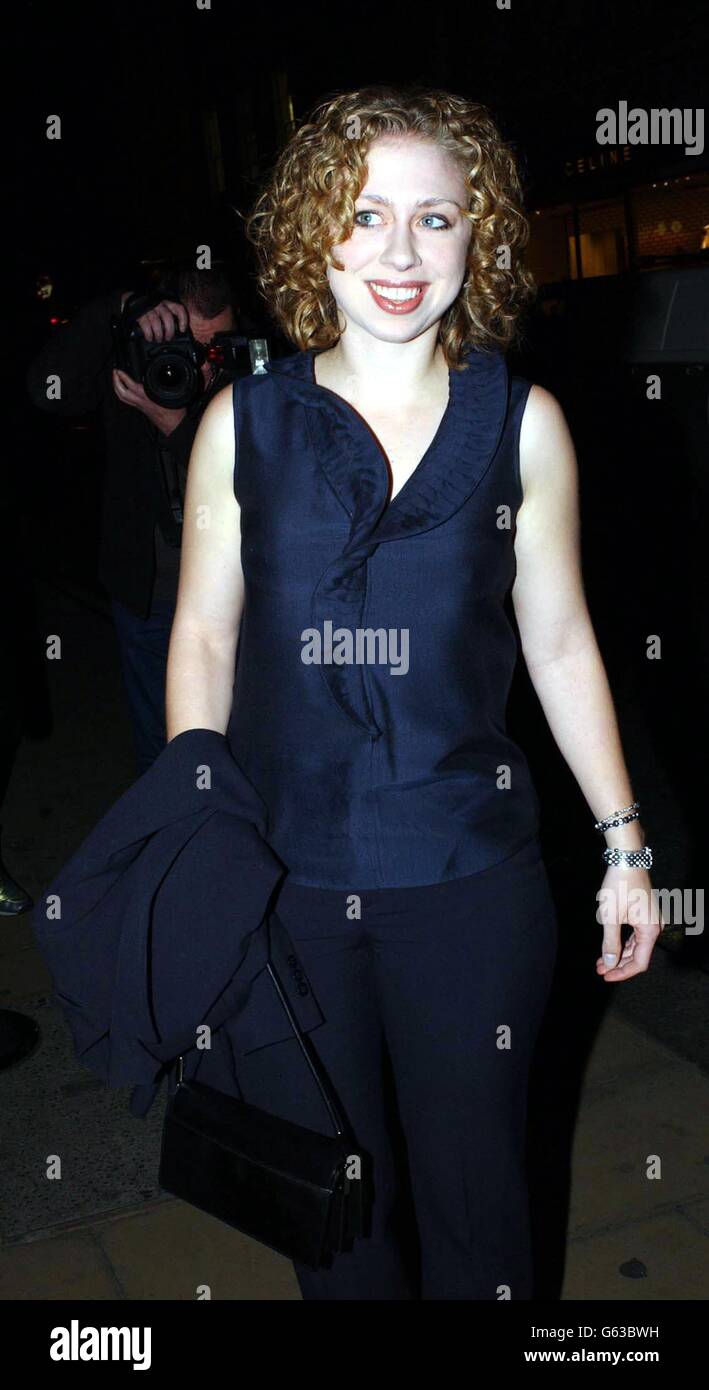 Chelsea clinton donna karan party hi-res stock photography and images ...