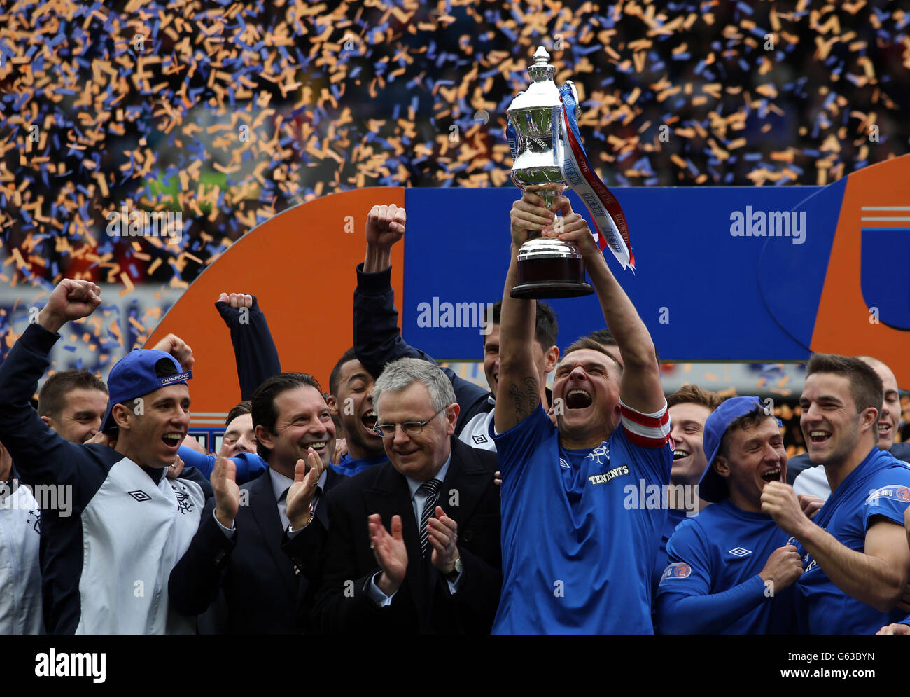 The scottish league trophy glasgow rangers hi-res stock photography and ...