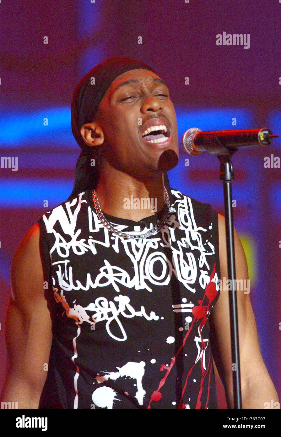 Fame Academy Lemar Obika Stock Photo - Alamy