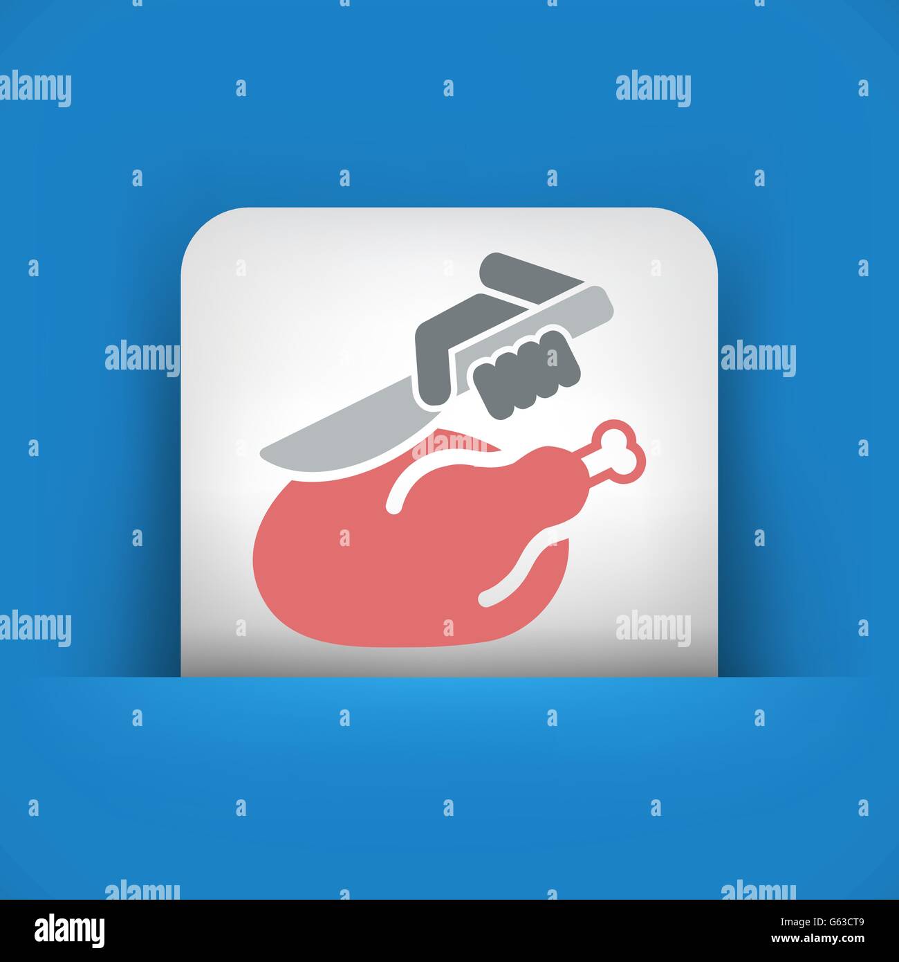Meat buffet Stock Vector Images - Alamy