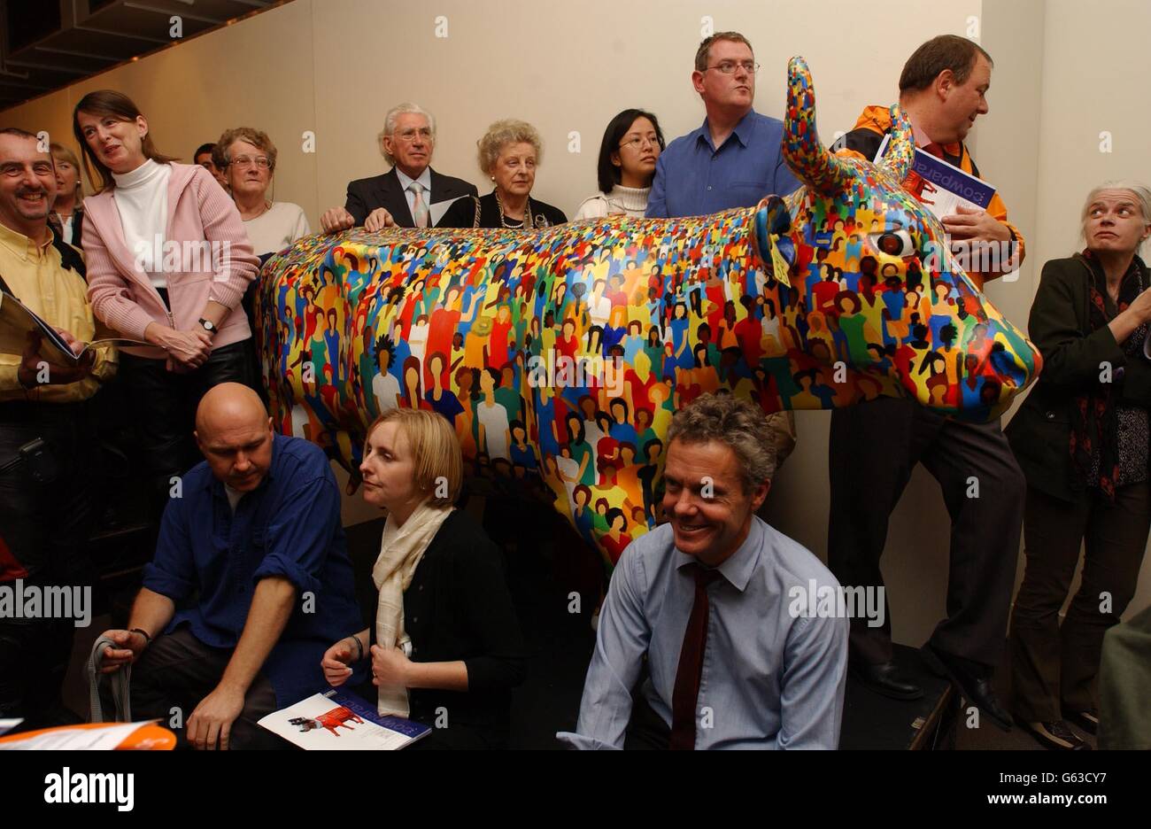 Sothebys cow auction hi-res stock photography and images - Alamy