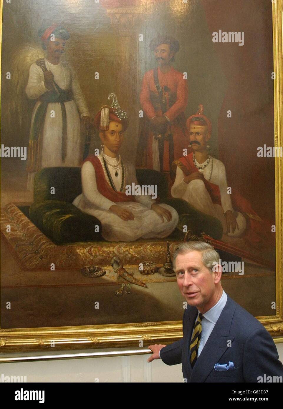 Prince Charles at Royal Asiatic Stock Photo - Alamy