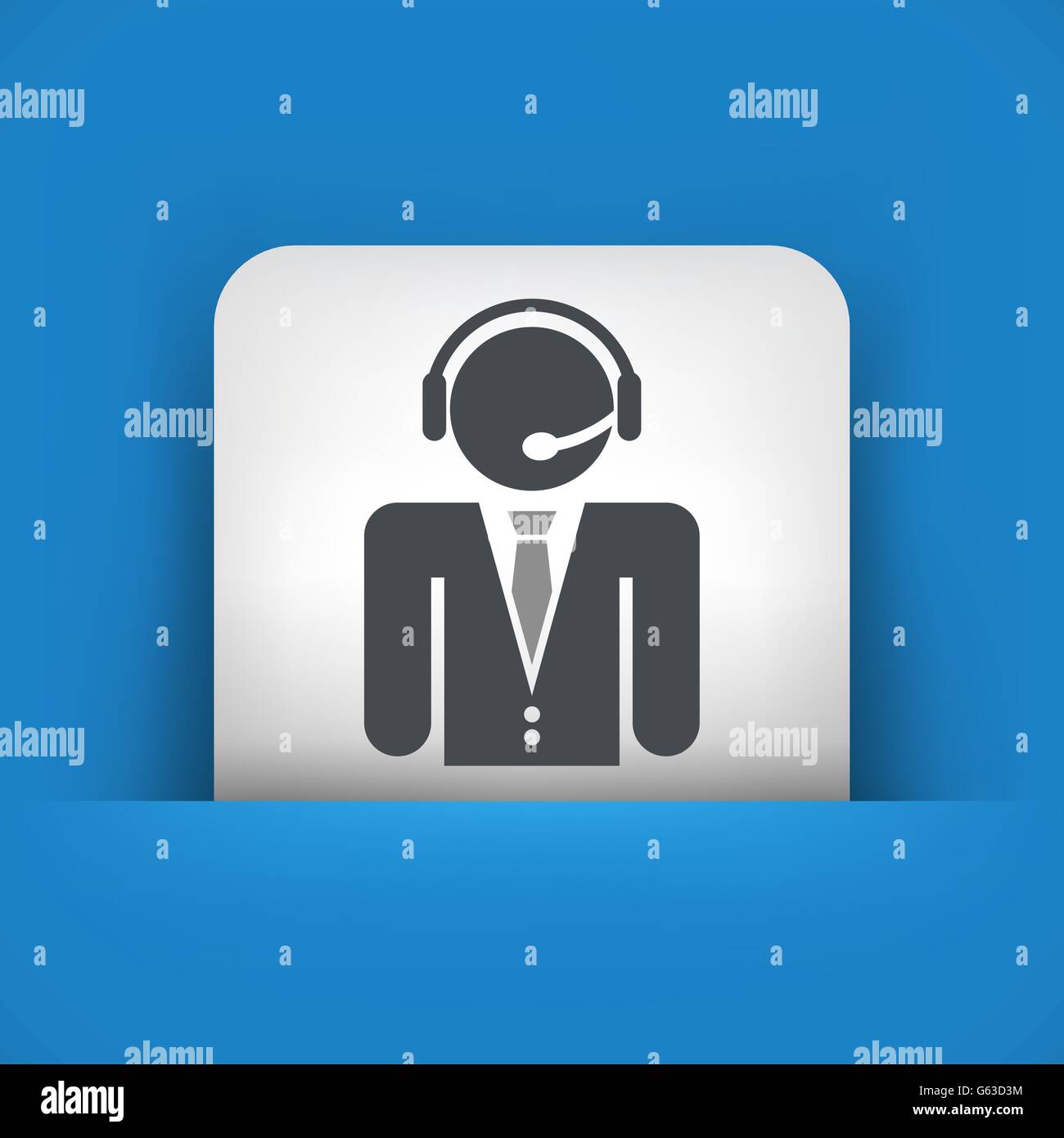Contact assistance icon Stock Vector Image & Art - Alamy