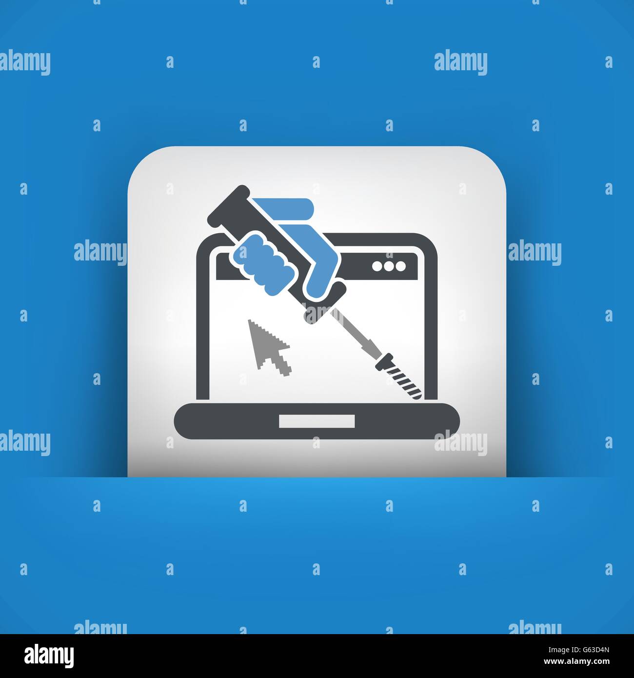 Computer assistance icon Stock Vector Image & Art - Alamy