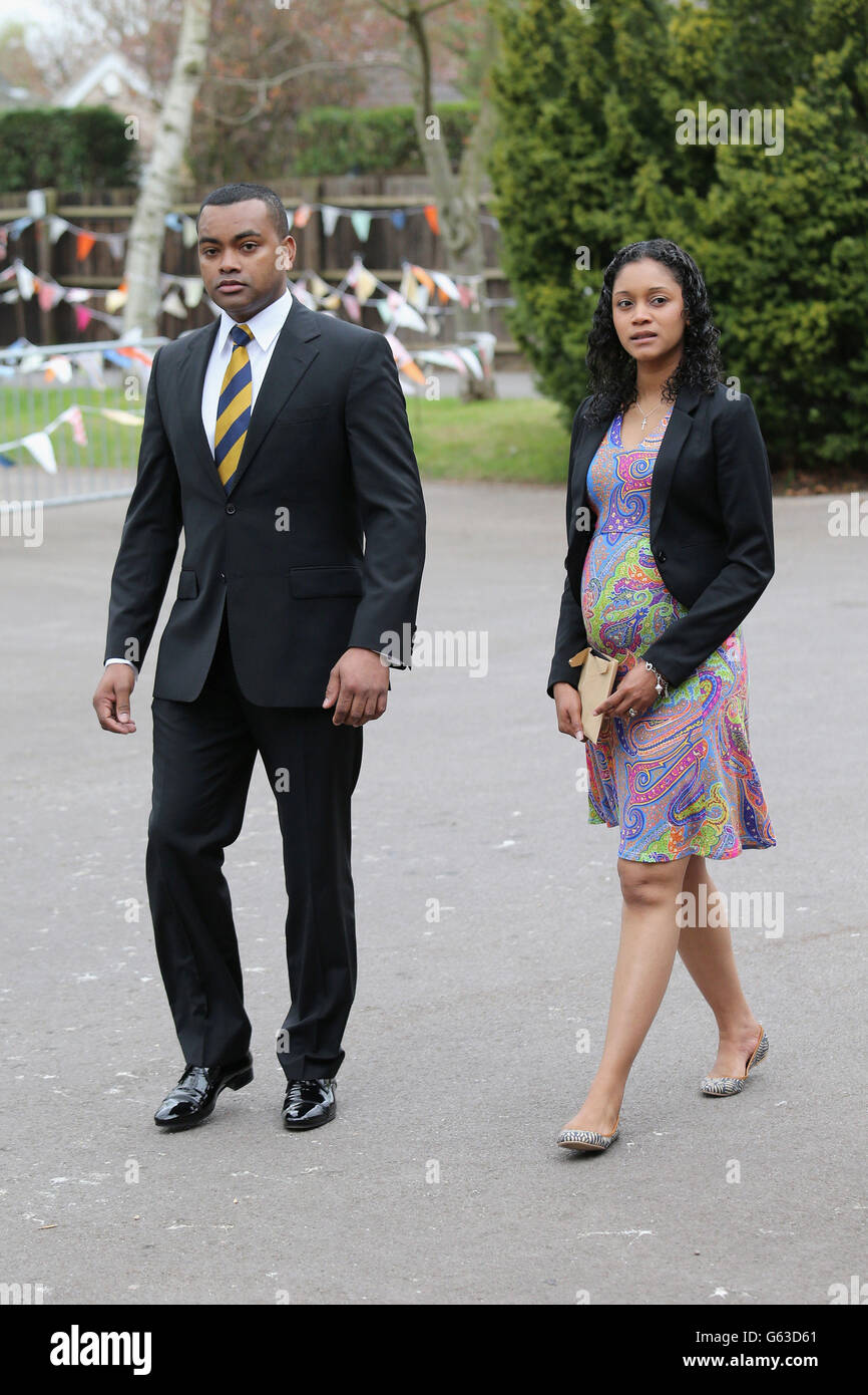 Sergeant Johnson Beharry VC and his wife Mallissa before the arrival of ...