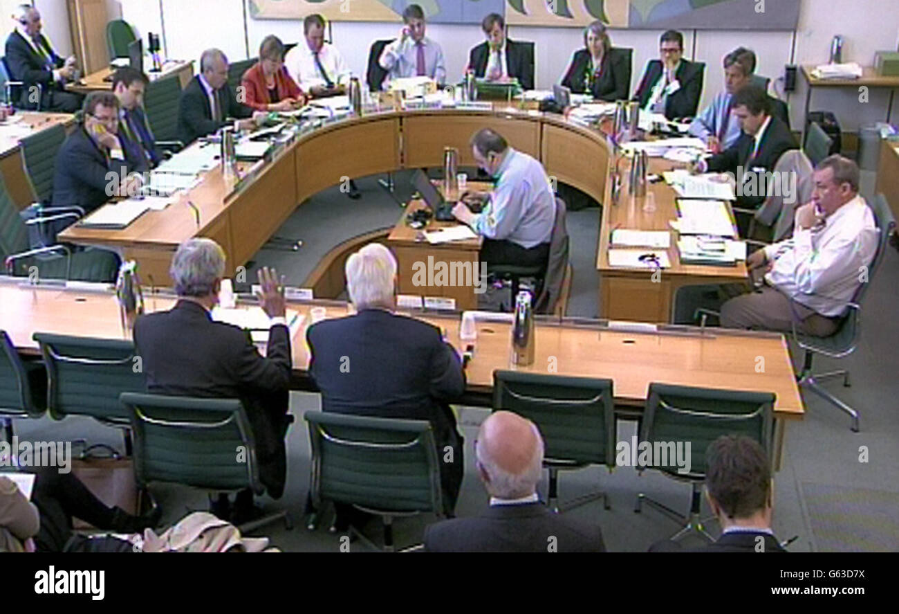 New BBC Director-General Tony Hall and BBC Trust Chairman Lord Patten ...