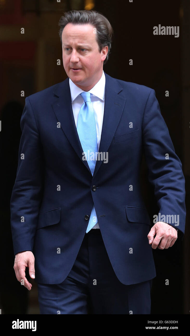 David Cameron at Downing Street Stock Photo - Alamy