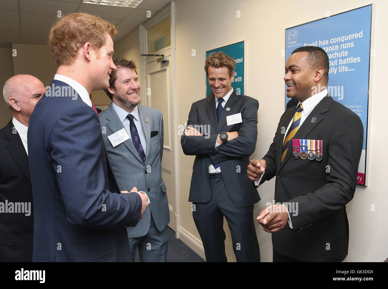 Prince Harry visits Nottingham Stock Photo - Alamy