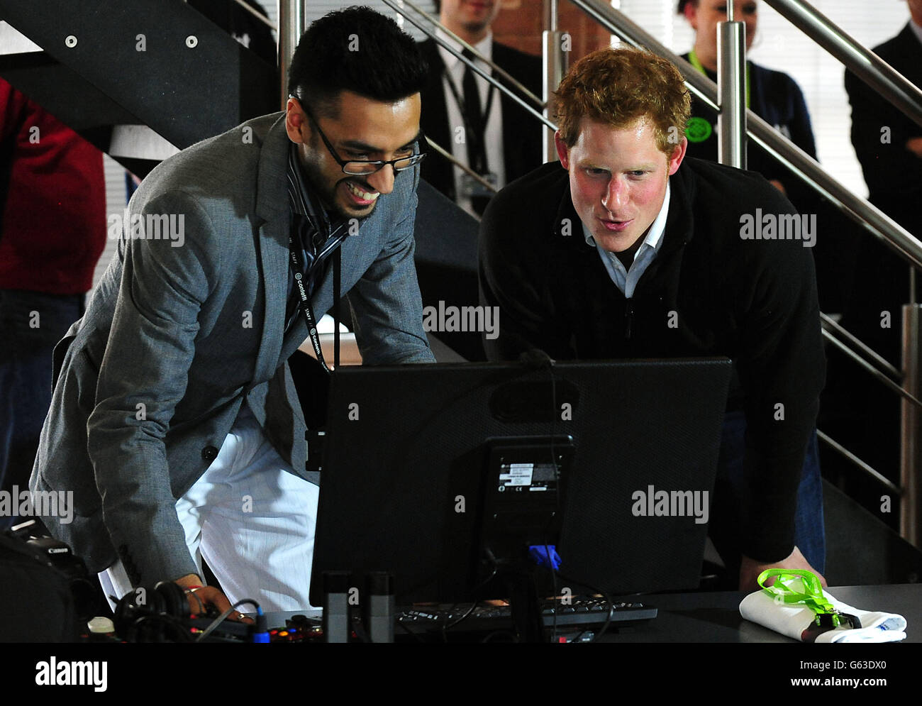 Prince Harry visits Nottingham Stock Photo - Alamy