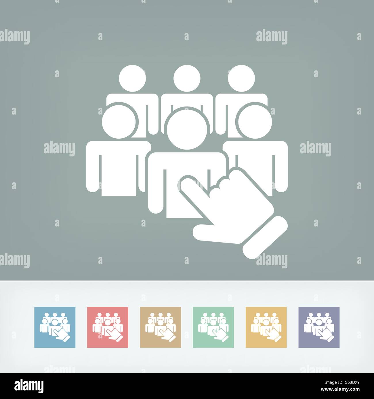 Staff selection icon Stock Vector Image & Art - Alamy