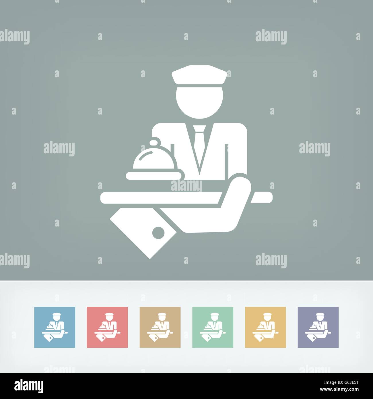 Hotel icon. Porter Stock Vector Image & Art - Alamy