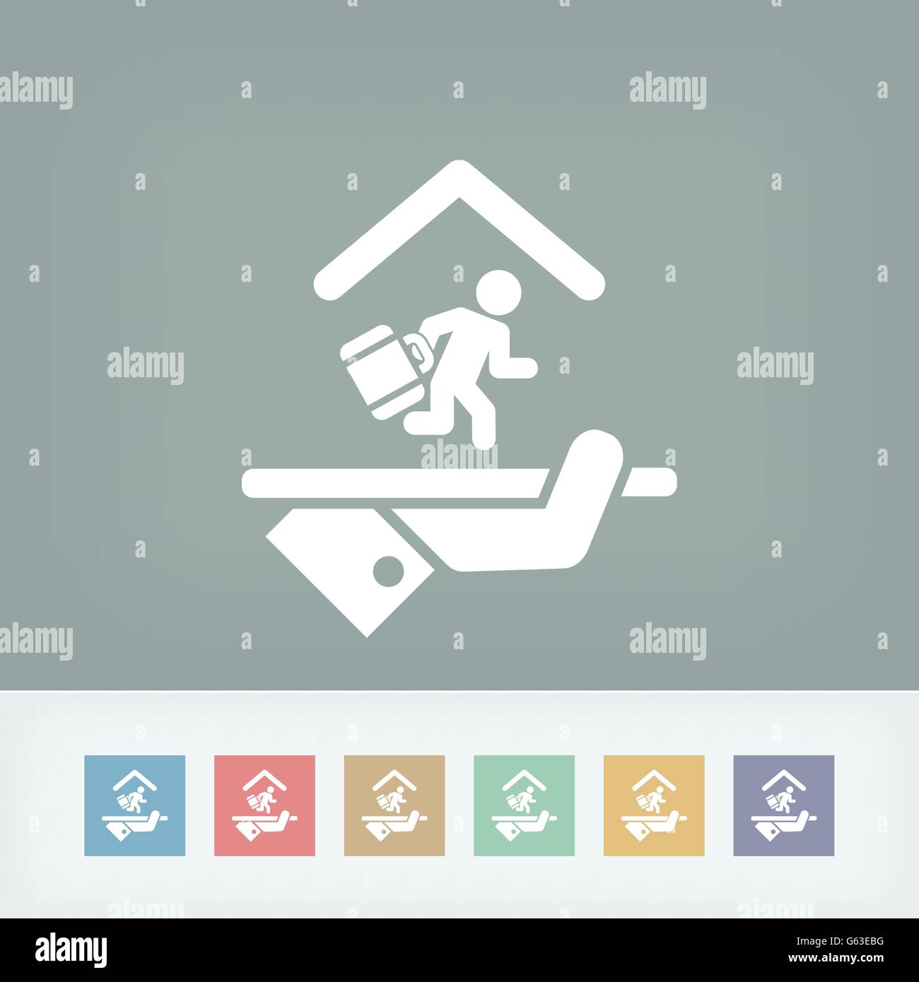 Hotel icon. Arrival/departure Stock Vector Image & Art - Alamy