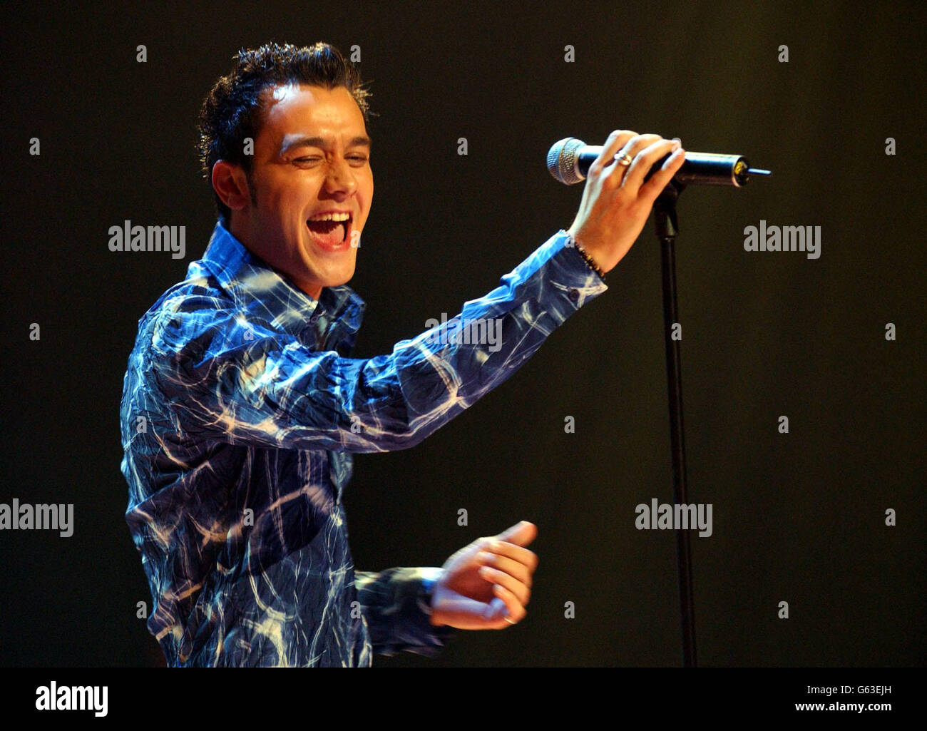 Chris Manning Fame Academy Stock Photo - Alamy
