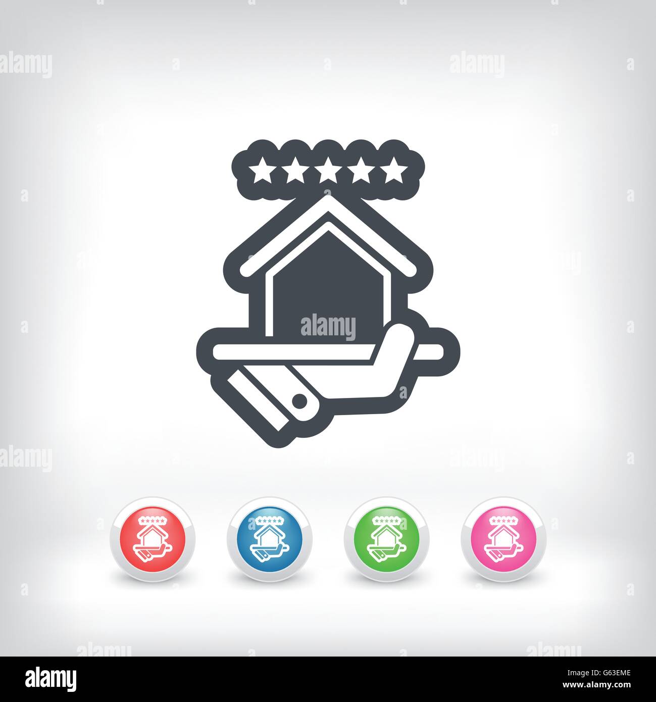 Top rating icon. House Stock Vector Image & Art - Alamy