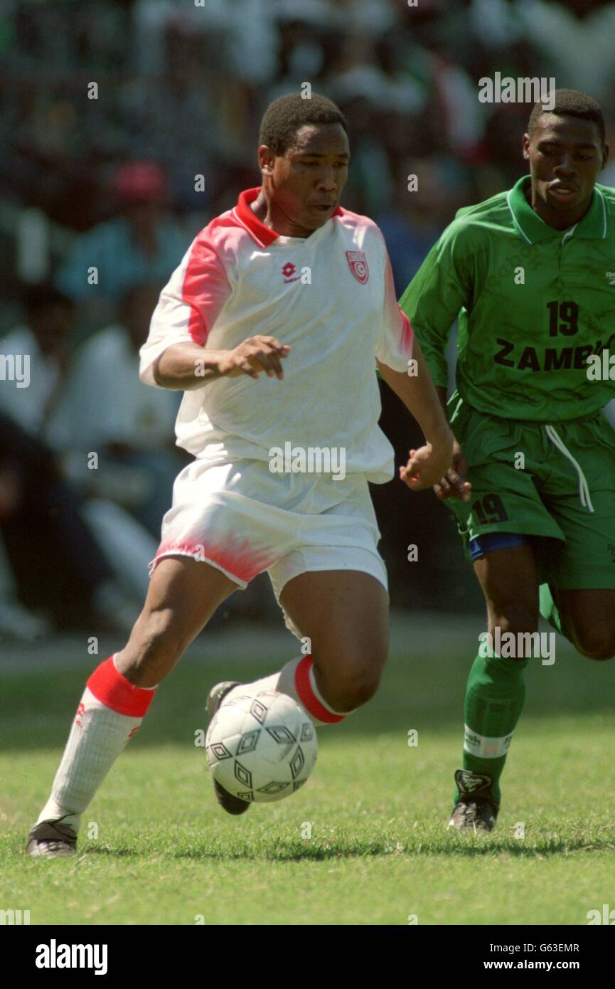 AFRICAN SOCCER - AFRICAN CUP OF NATIONS - TUNISIA v ZAMBIA. Ben Slimane ...