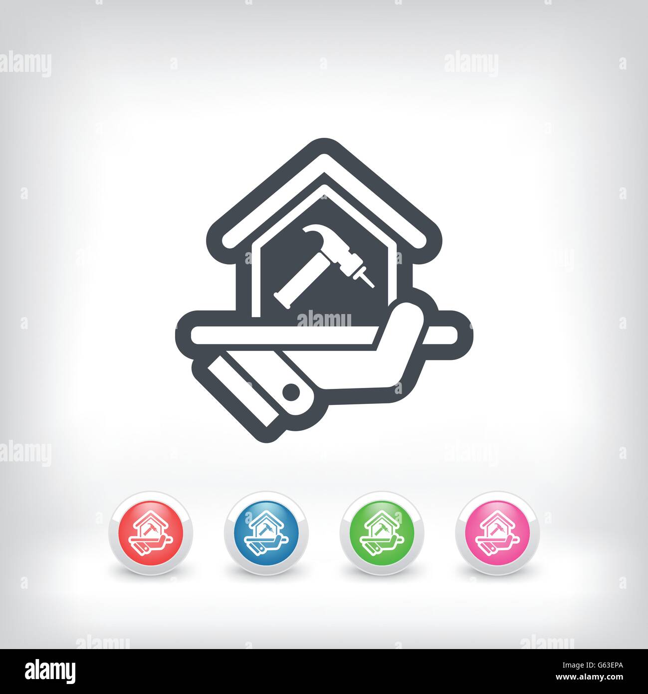 Home repairs icon Stock Vector Images - Alamy