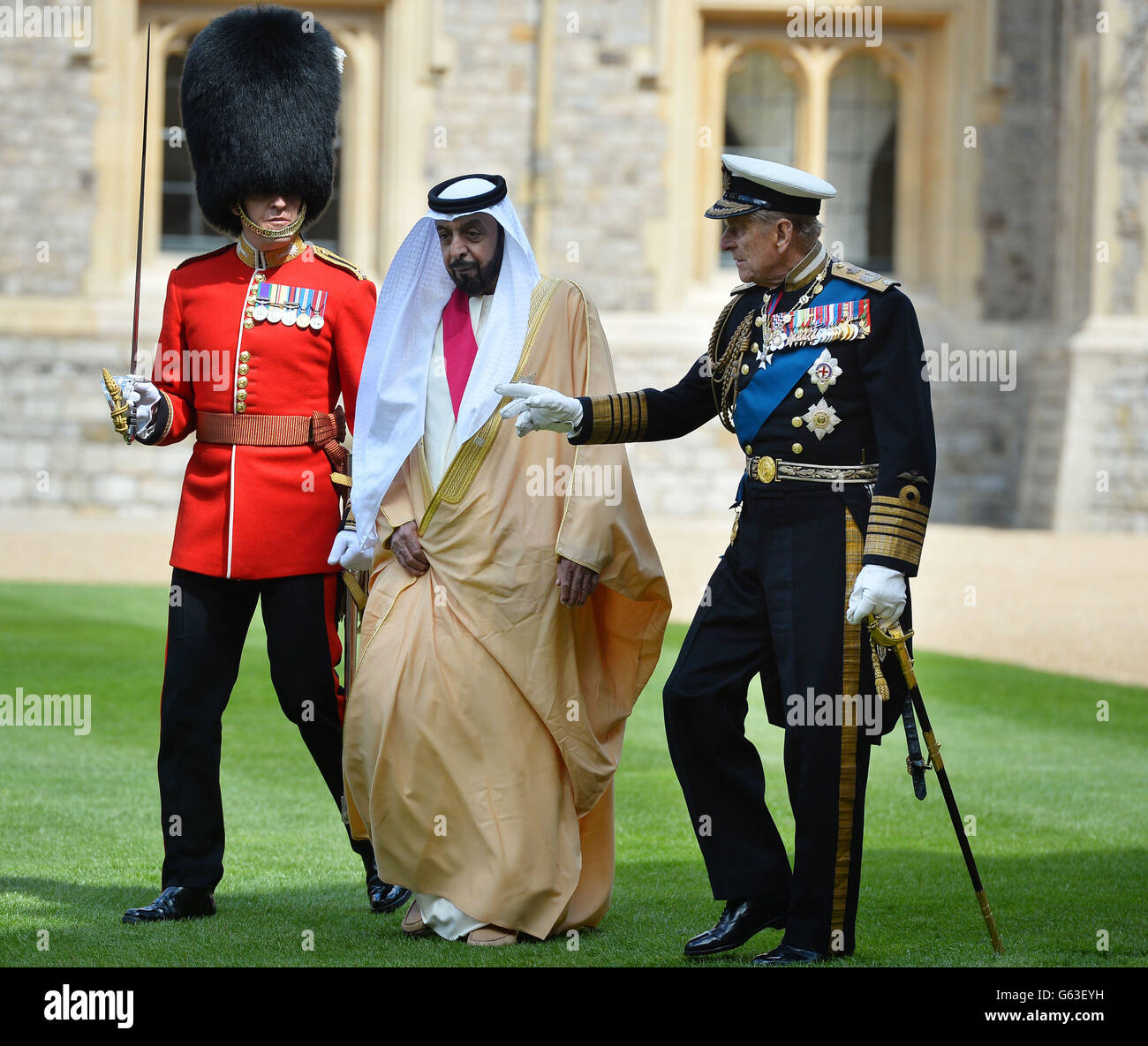 The President of the United Arab Emirates, Sheikh Khalifa bin Zayed Al ...