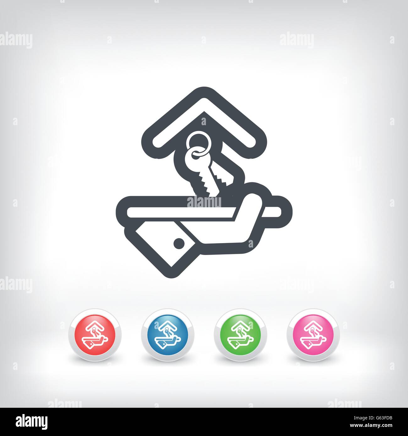 Hotel icon. Keys Stock Vector Image & Art - Alamy