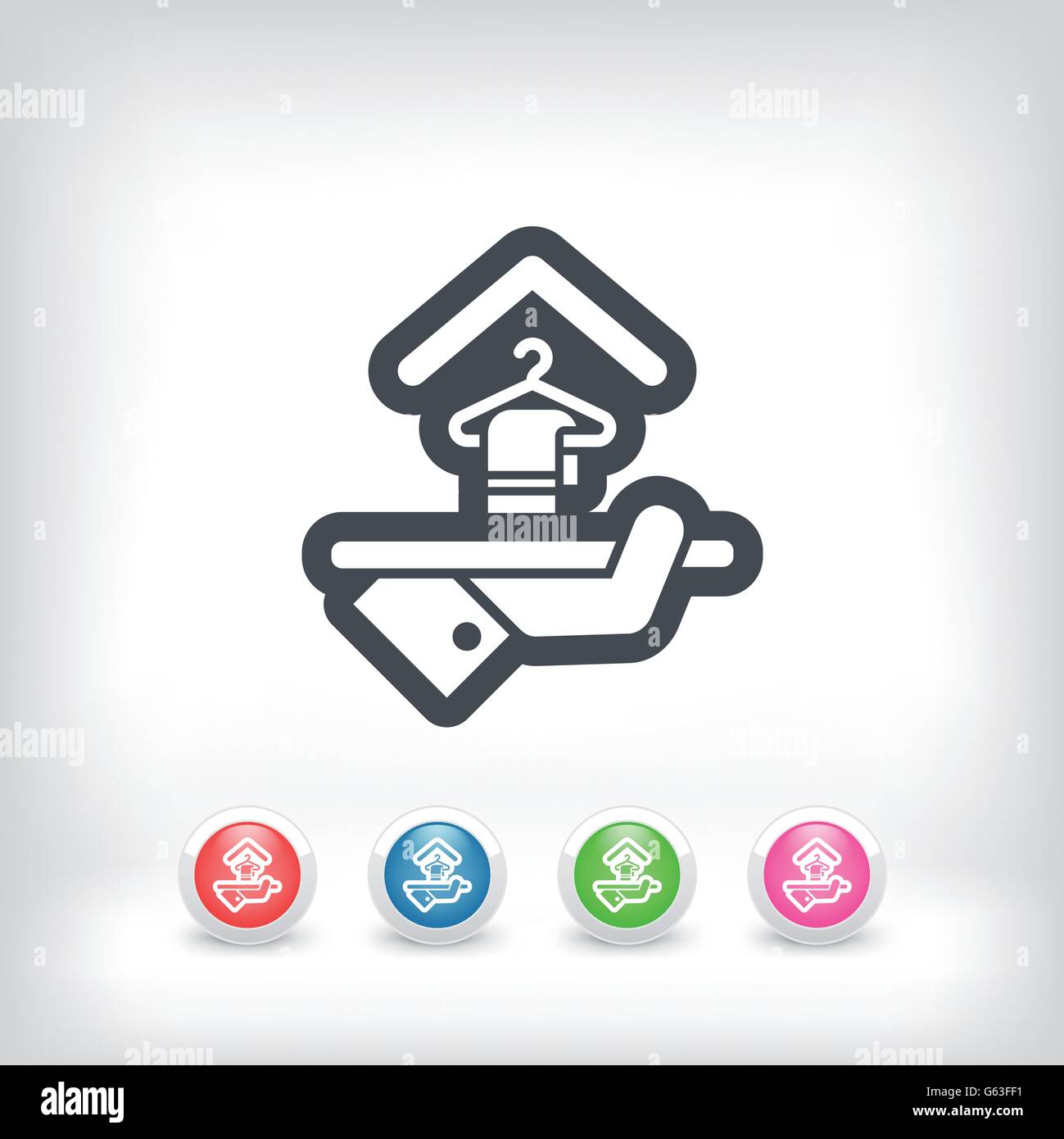 Hotel icon. Room service Stock Vector Image & Art - Alamy