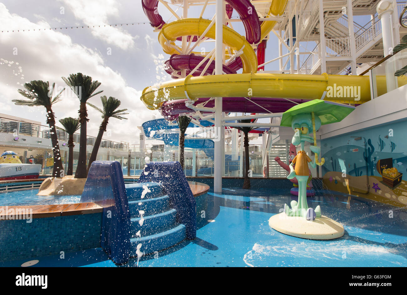 Norwegian Getaway Waterslides