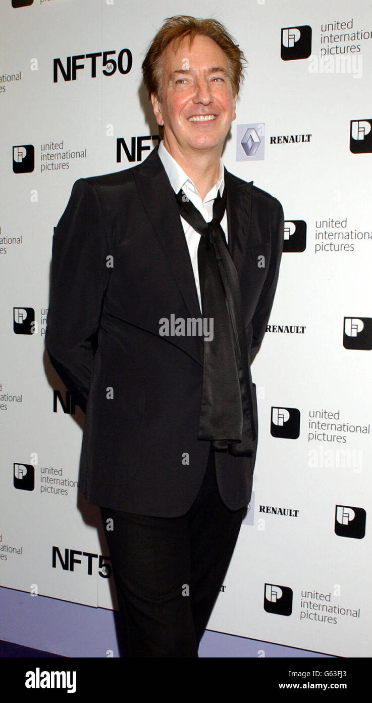 Celebrity alan rickman hi-res stock photography and images - Alamy