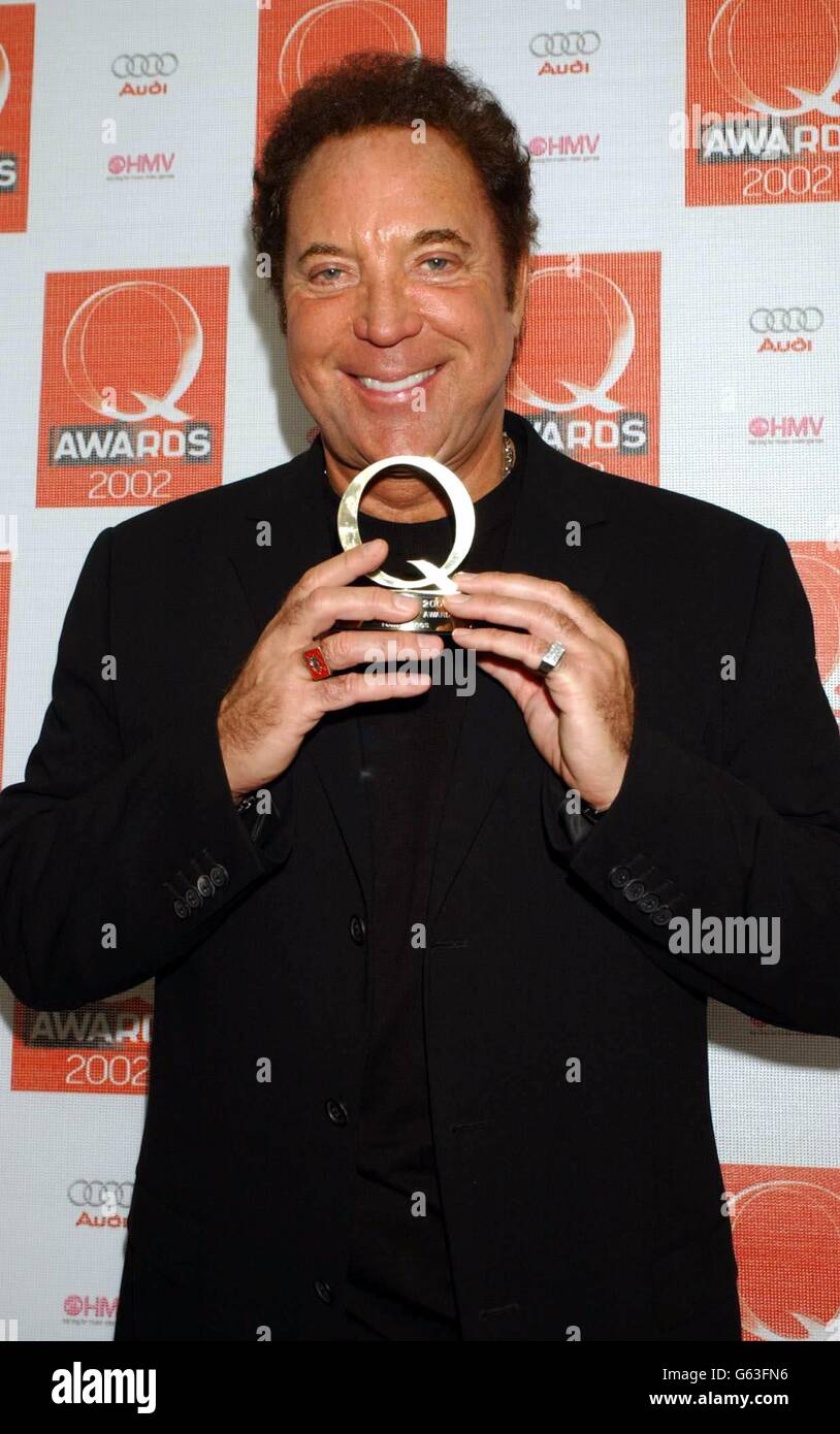 Tom Jones - Q Awards Stock Photo - Alamy