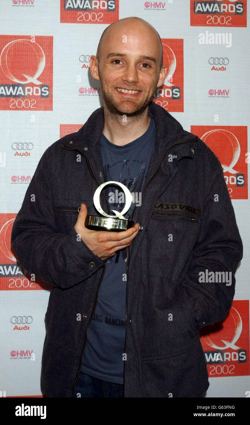 Moby with his Best Producer Award at the Old Saatchi Gallery in north ...