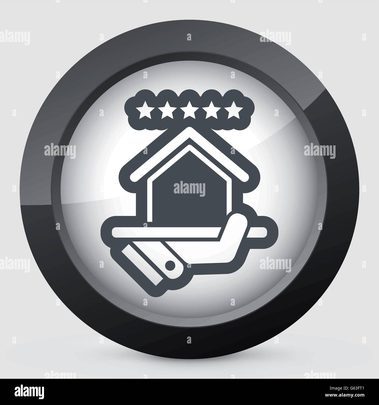 Top rating icon. House Stock Vector Image & Art - Alamy