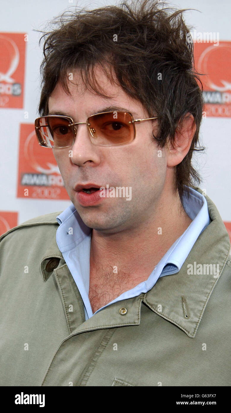 Ian McCulloch from 'Echo and the Bunnymen' arriving at the Old Saatchi ...