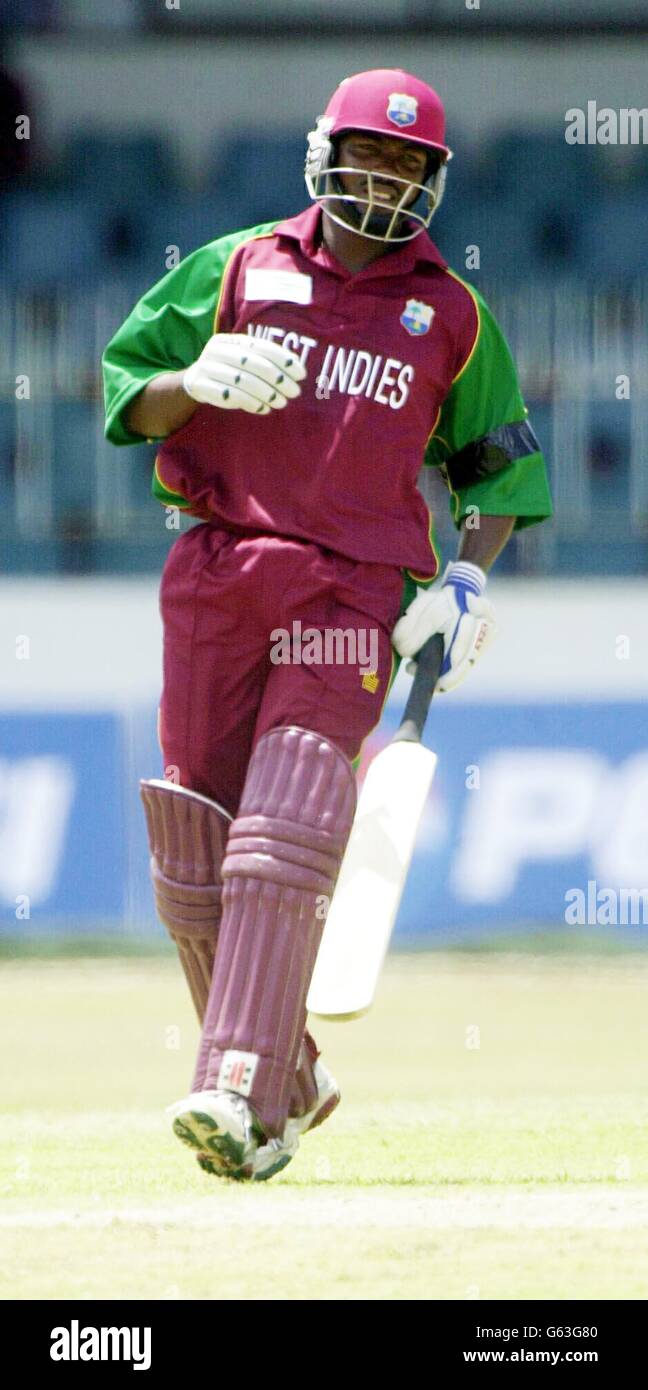 Brian Lara of the West Indies at the ICC Trophy tournament held in ...
