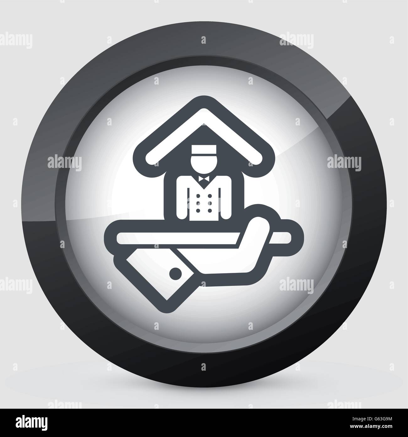 Hotel icon. Porter service Stock Vector Image & Art - Alamy